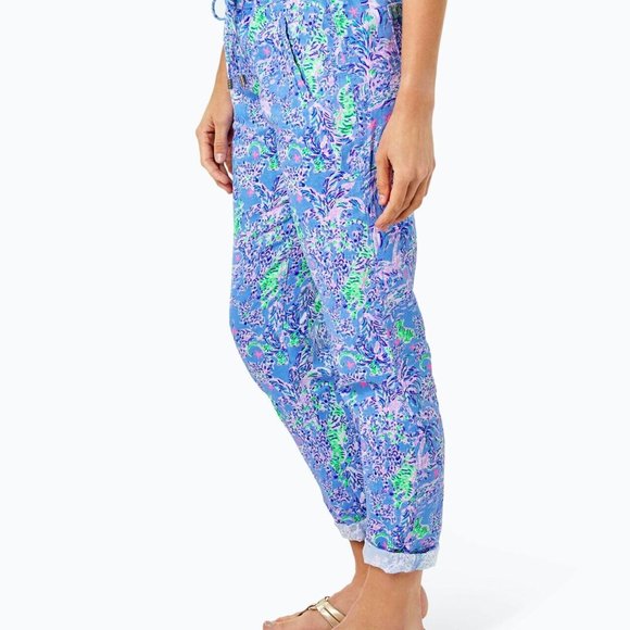 Lilly Pulitzer | Pants & Jumpsuits | Nwt 28 Lilly Pulitzer Taron Linen ...